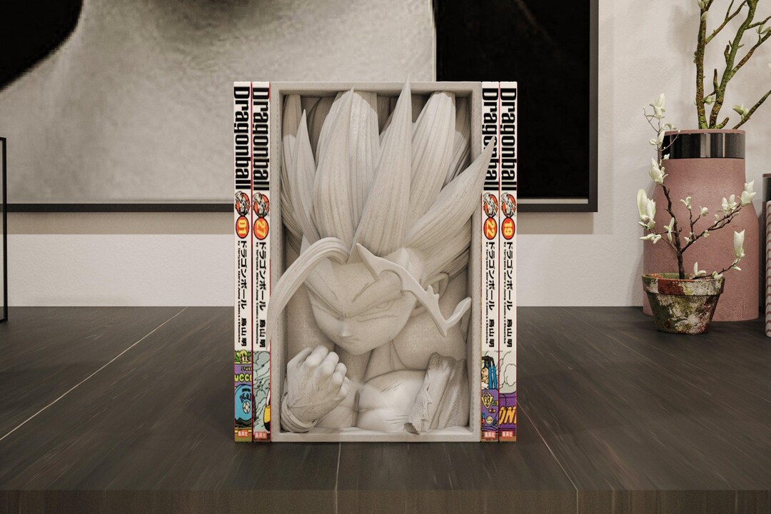 Gohan Manga Book Nook and Wall Mount - Etsy