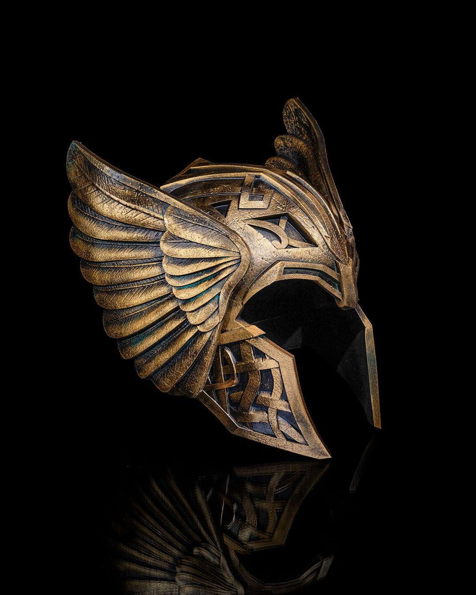 3D Printed Thor Helmet: Unpainted, Assembly Required - Etsy