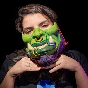 Orc Mask - Etsy