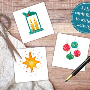 45 Printable Advent Activity Cards, Family Kids Advent Activity, Advent ...