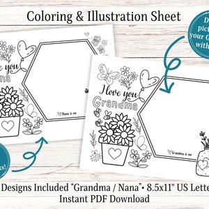 I Love You Grandma, Grandparent’s Day/mother’s Day/valentine's Day ...