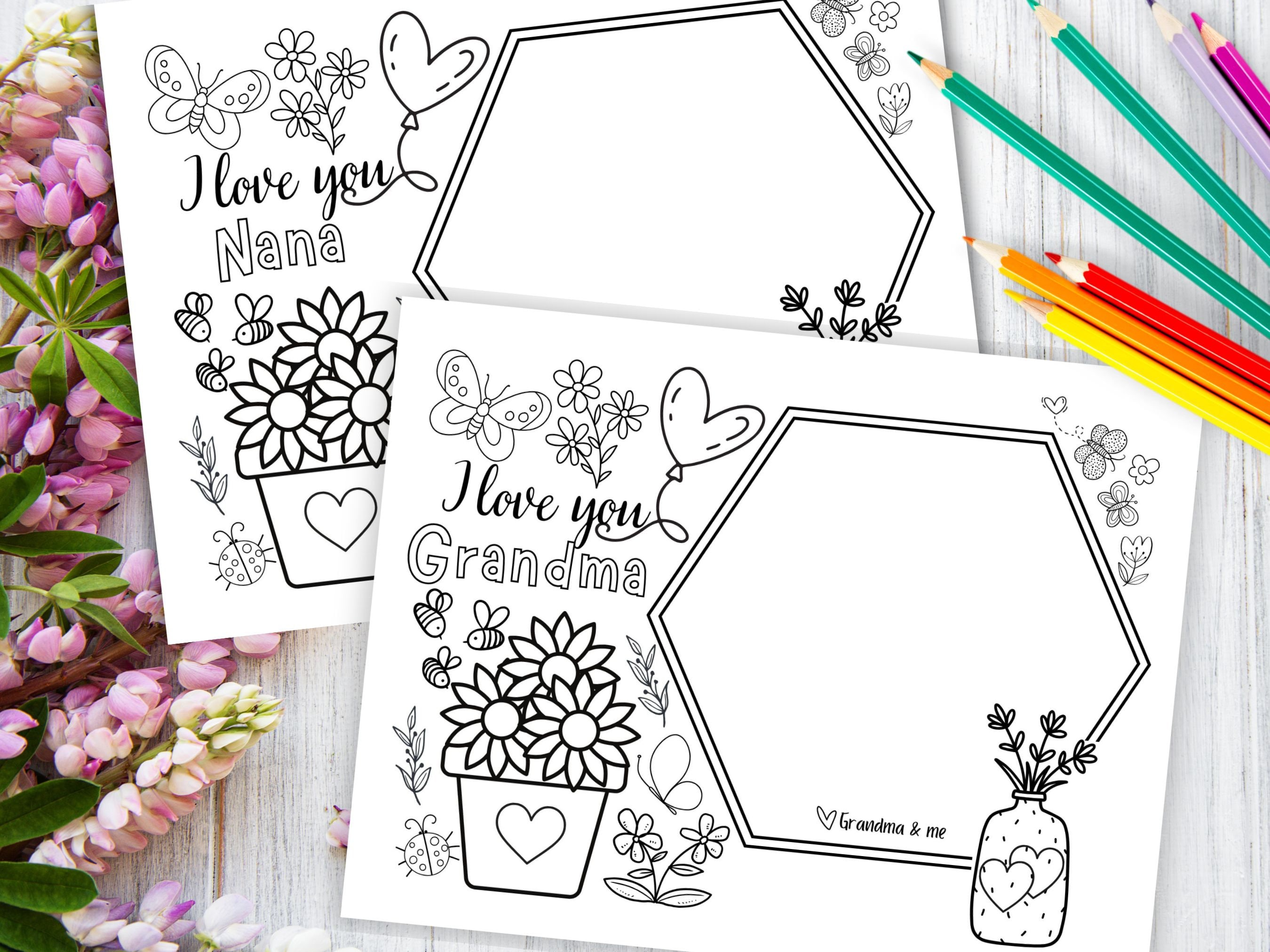 I Love You Grandma, Grandparent’s Day/mother’s Day/valentine's Day ...