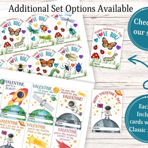 Bugs Valentine's Day Cards, Preschool Valentines, Classroom Valentines ...