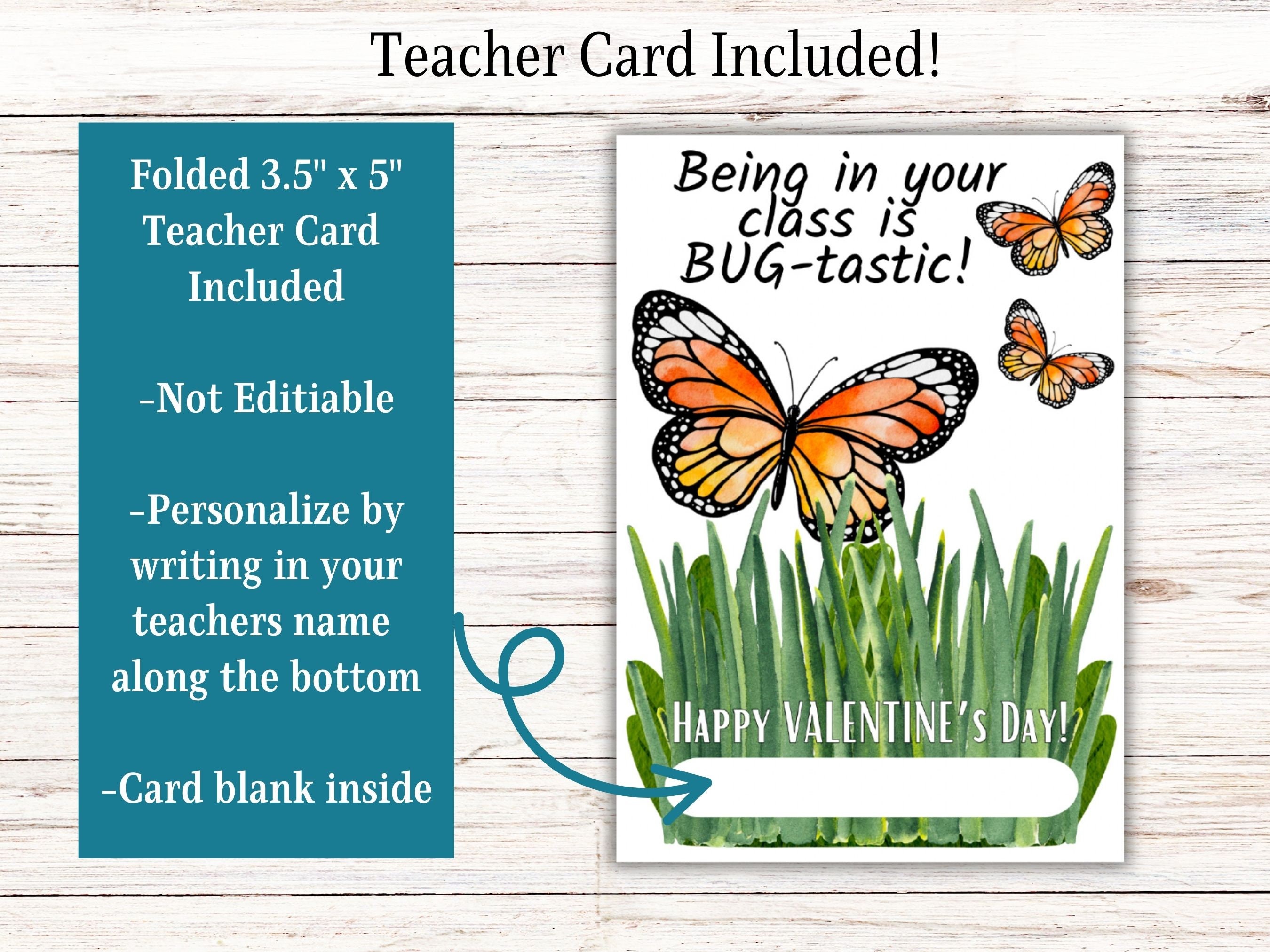 Bugs Valentine's Day Cards, Preschool Valentines, Easy Kids Valentine ...