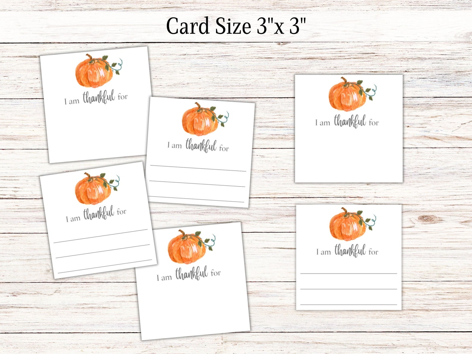 I Am Thankful for Thanksgiving Cards Printable | Thanksgiving and ...