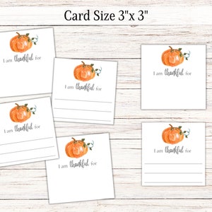 I Am Thankful for Thanksgiving Cards Printable | Thanksgiving and ...
