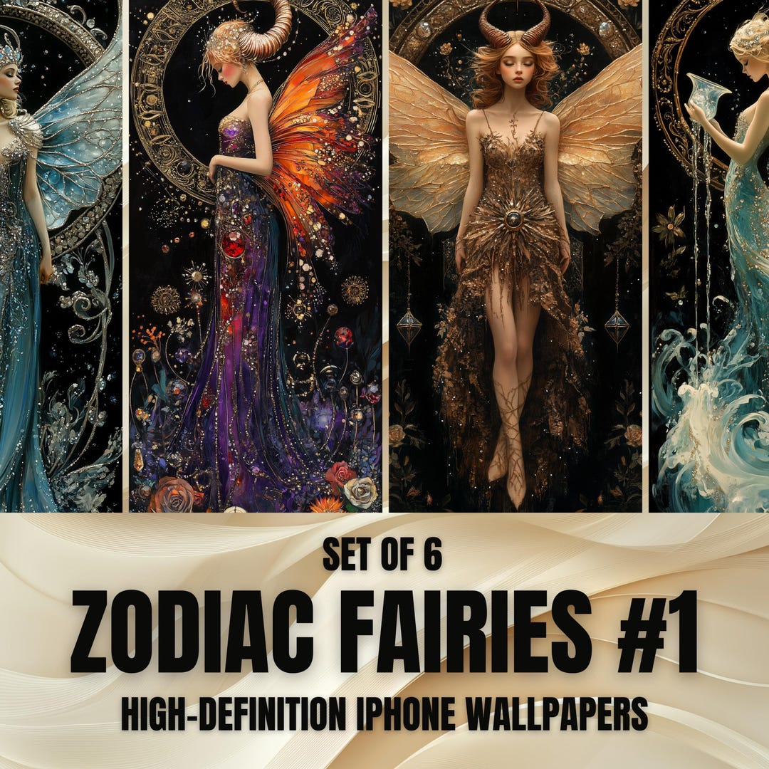 6 Zodiac Fairies #1 HD iPhone Wallpapers · Enchanting Aesthetic ...