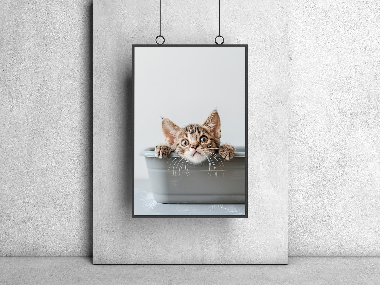 Grumpy Cat in A Tiny Tub Printable Wall Art Grumpy Cat Poster Grumpy ...