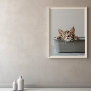 Grumpy Cat in A Tiny Tub Printable Wall Art Grumpy Cat Poster Grumpy ...