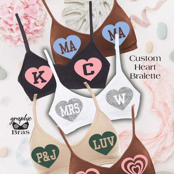 Heart Bra - Up to 50& Off - Etsy