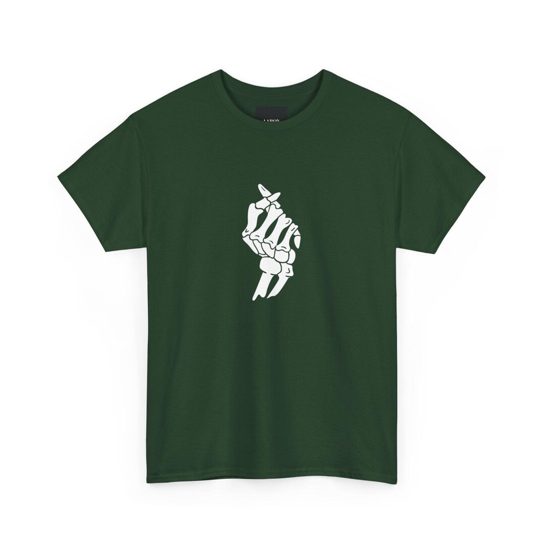 Skeleton Hand Love Sign T-shirt, Tee Shirt, Graphic Tee, Gothic Tee ...