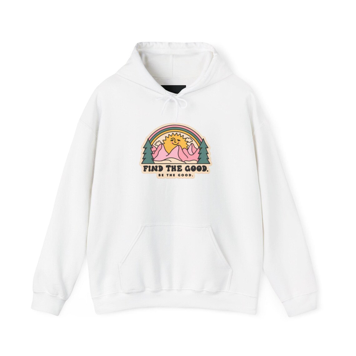 Positive Vibes Hoodie, Find the Good, Unisex Sweater - Etsy