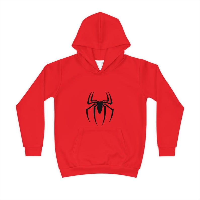 Spider Man Logo Children's Hoodie - Etsy