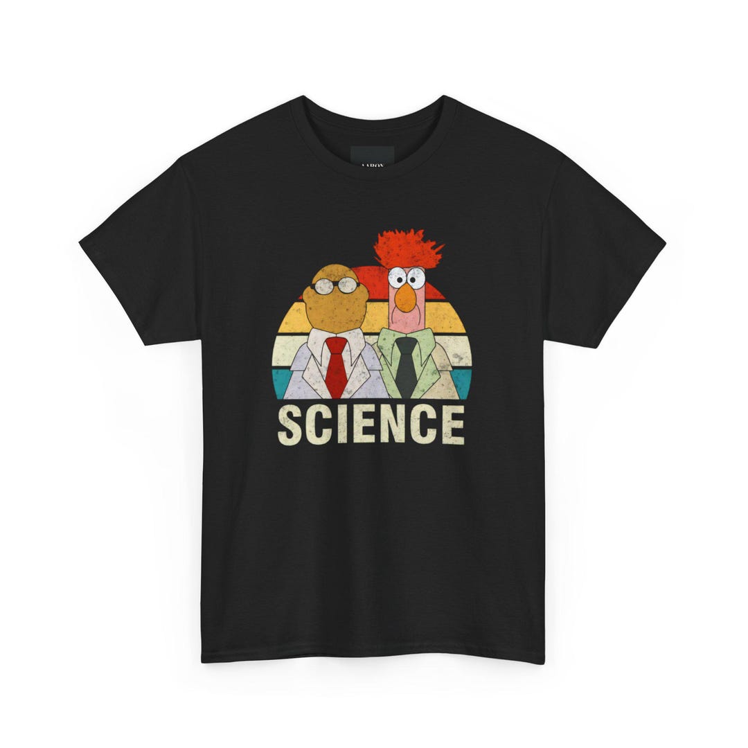 Muppet Science Tee, Kermit the Frog, Miss Piggy, Beaker, Bunsen ...