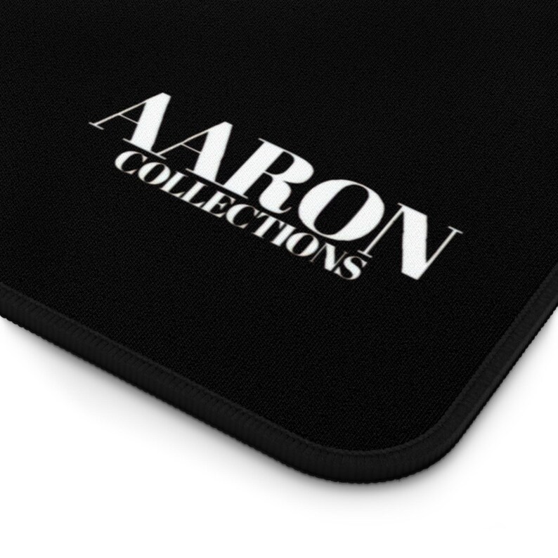 Elegant Black Desk Mat | Modern Office Decor, Minimalist Desk Accessory ...