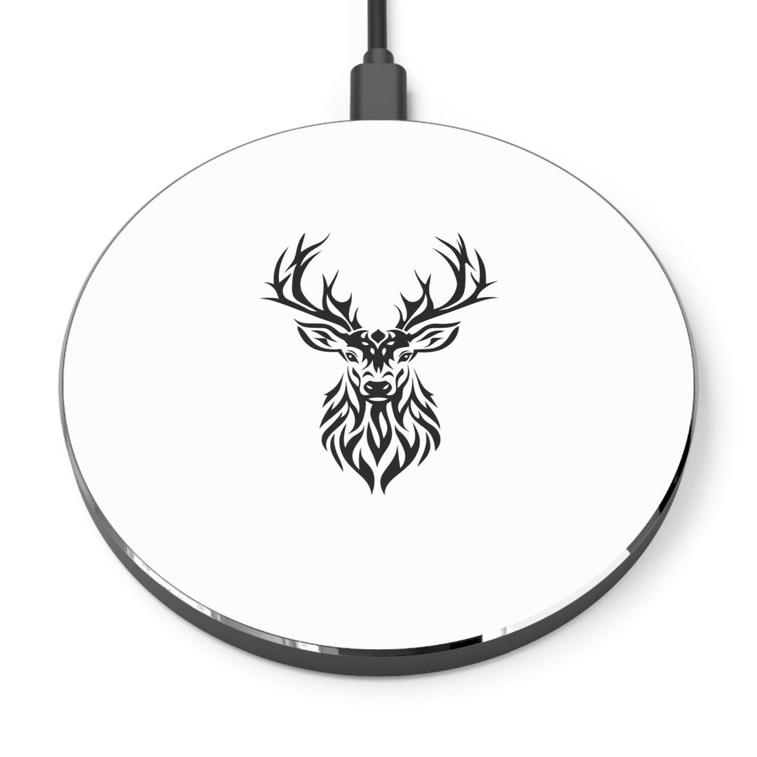 Stag Wireless Charger, Deer Head Design, Aluminum Casing - Etsy
