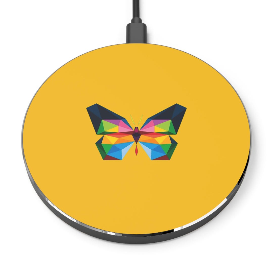 Butterfly Wireless Phone Charger – Vibrant Tech Accessory - Etsy