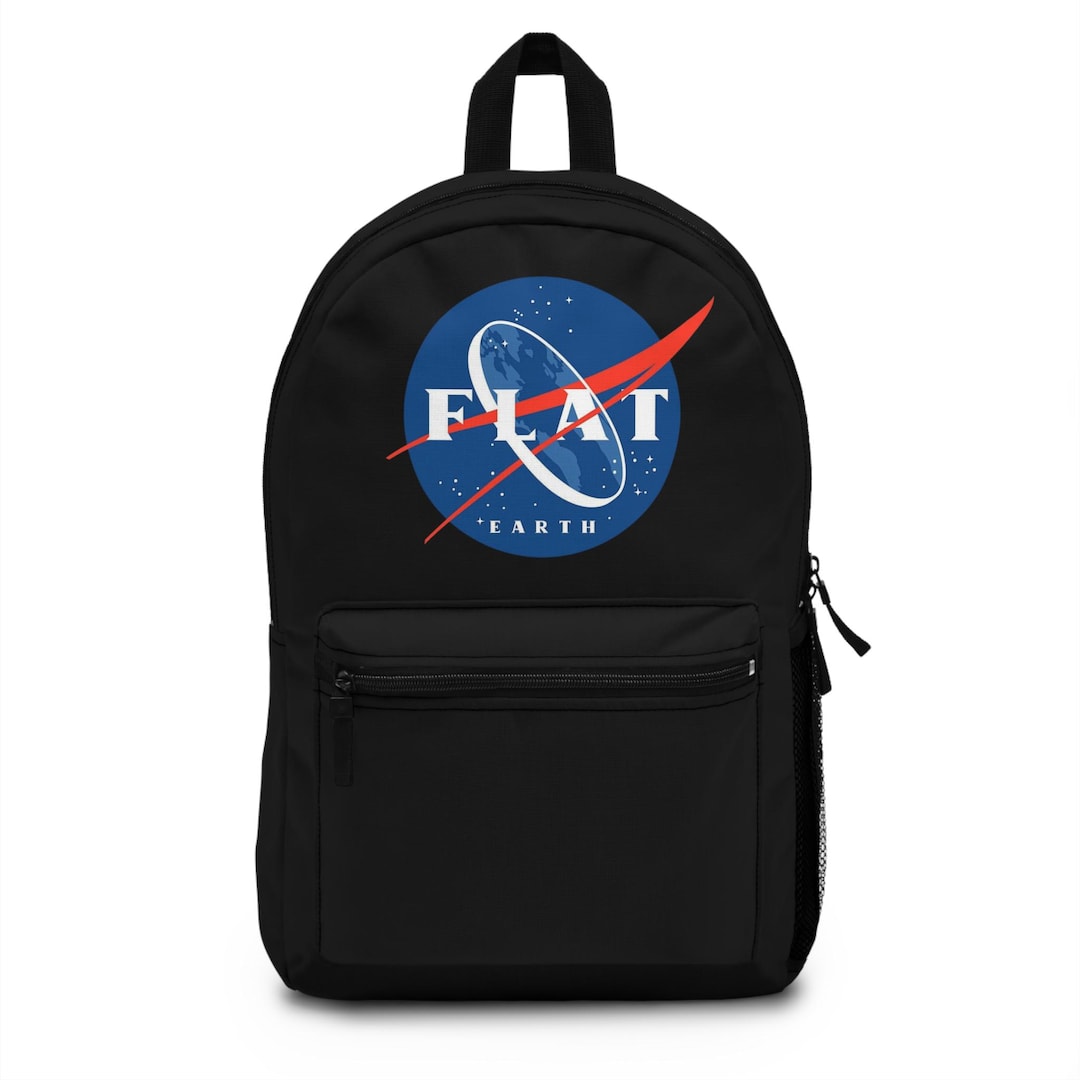 Flat Earth Backpack – Trendy School Travel Bag, Astronomy Gift - Etsy