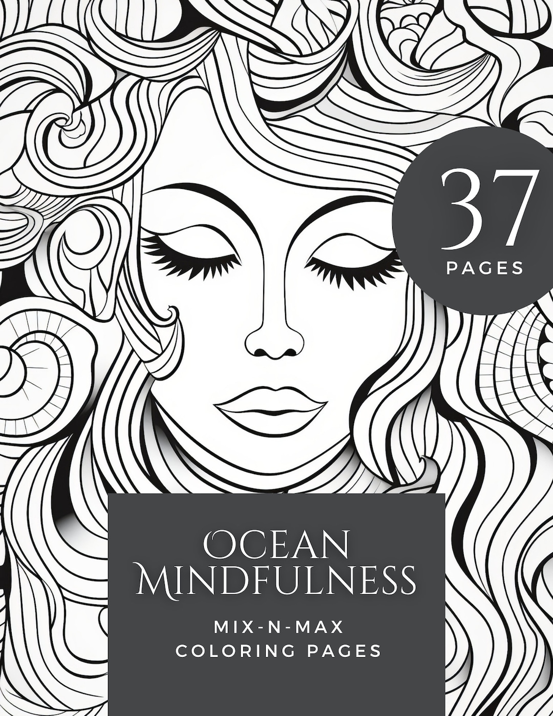 Adult Colouring, Mindfulness, Colouring Book, Print at Home, Relaxation ...