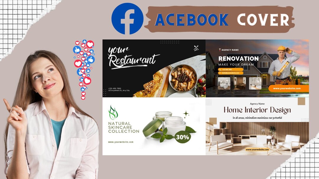 Facebook Cover Page Facebook Cover Design Facebook Page - Etsy