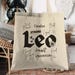 Leo Tote Bag, Recycled Leo Zodiac Bag, Astrology Bag, Gift for Leo, Leo ...
