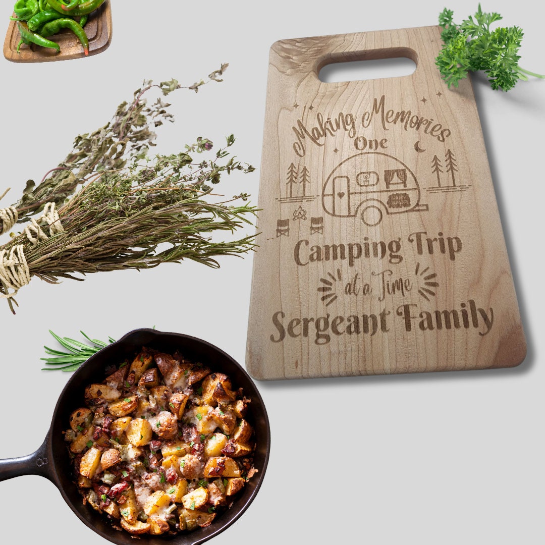 Personalized Maple Cutting Cheese Board With Family Name/surname ...