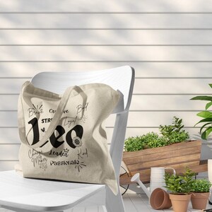 Leo Tote Bag, Recycled Leo Zodiac Bag, Astrology Bag, Gift for Leo, Leo ...