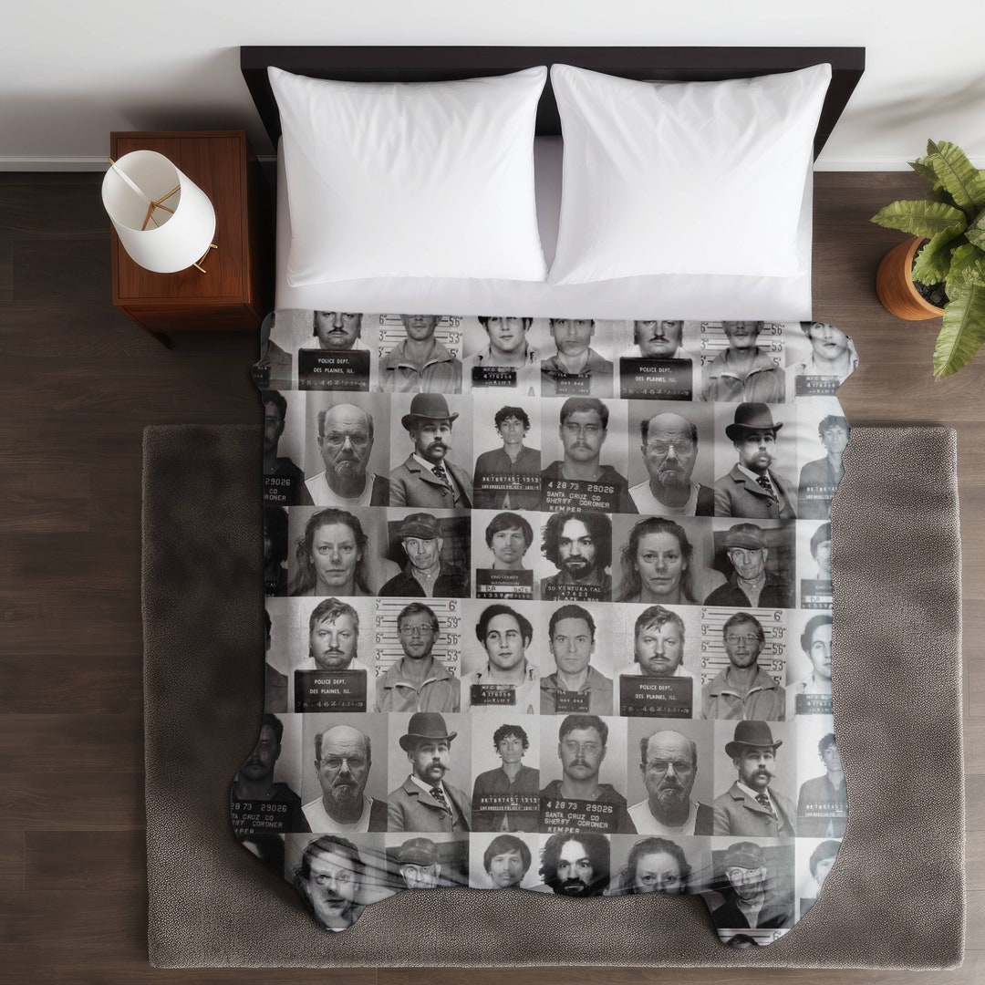 Serial Killer Throw Blanket, True Crime Lover Blanket, True Crime ...