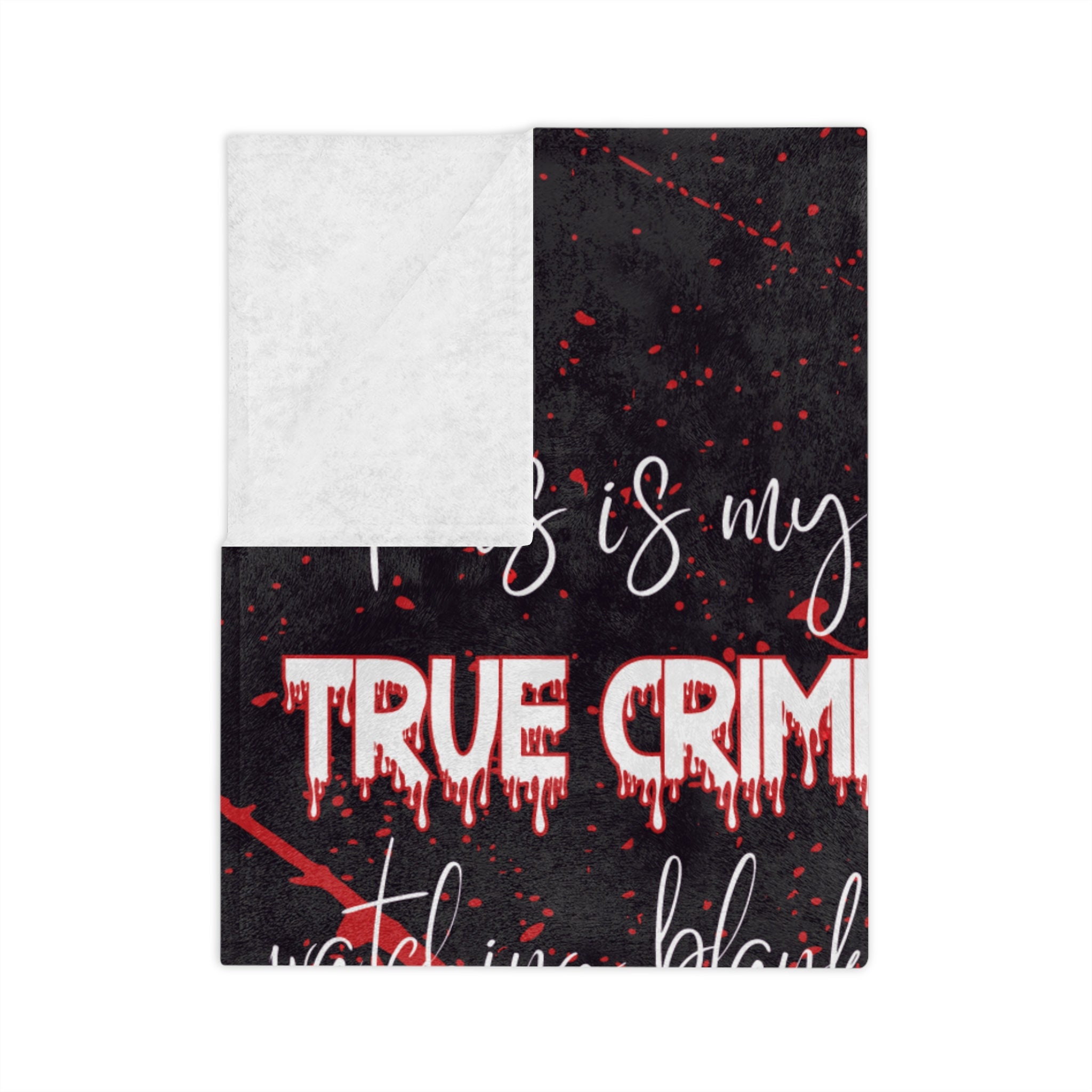 True Crime Lover Blanket, True Crime Junkie Gift, Soft Throw Blanket ...