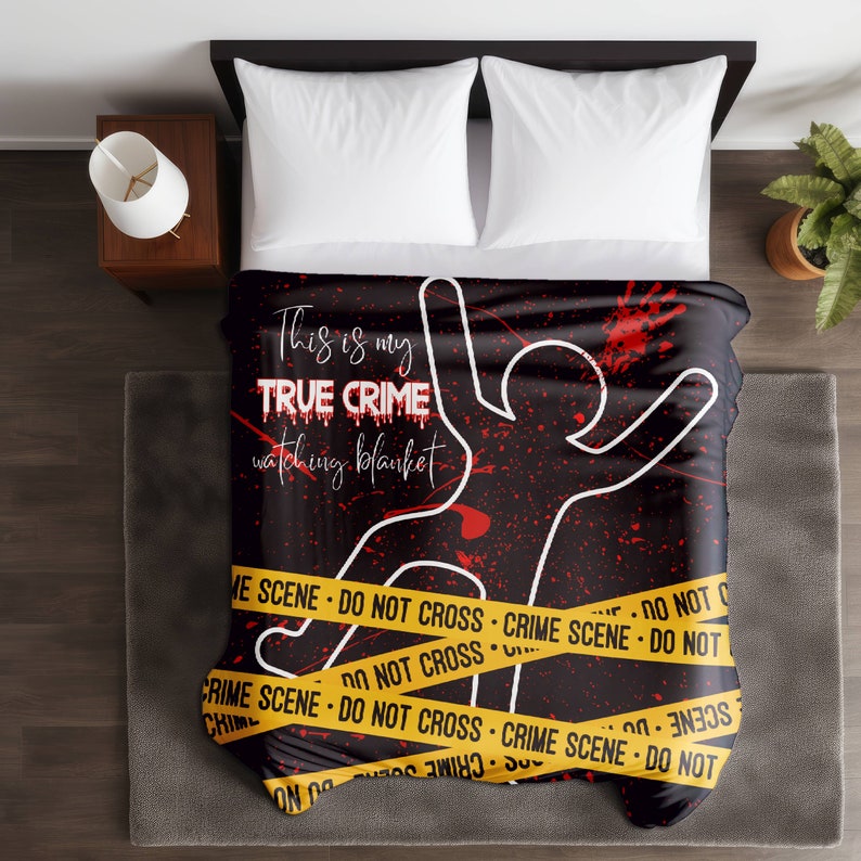 True Crime Lover Blanket, True Crime Junkie Gift, Soft Throw Blanket ...