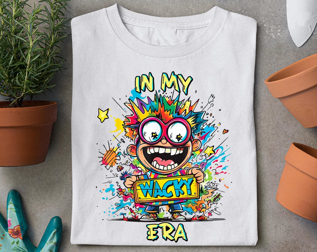 Funny in My Wacky Era Png, A Colorful Cartoon Character Png, Cartoon ...