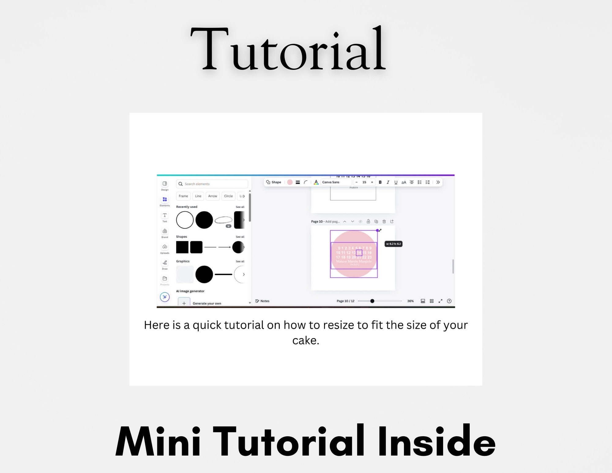 Maison Margiela Template| Chic Birthday Cake Trend| DIY Tutorial| Cake ...