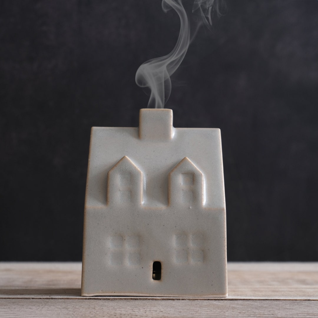 Cone Incense Holder Meditation Accessories, Ceramic House Incense ...