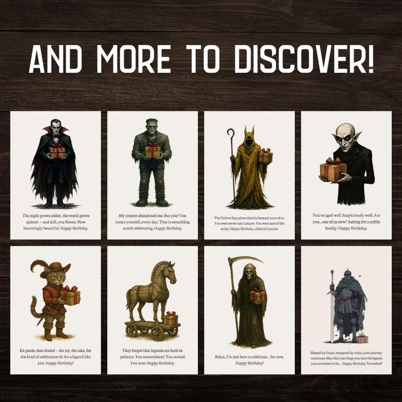 Yeti Birthday Card – Cryptid Legend Digital Download – Mystical ...