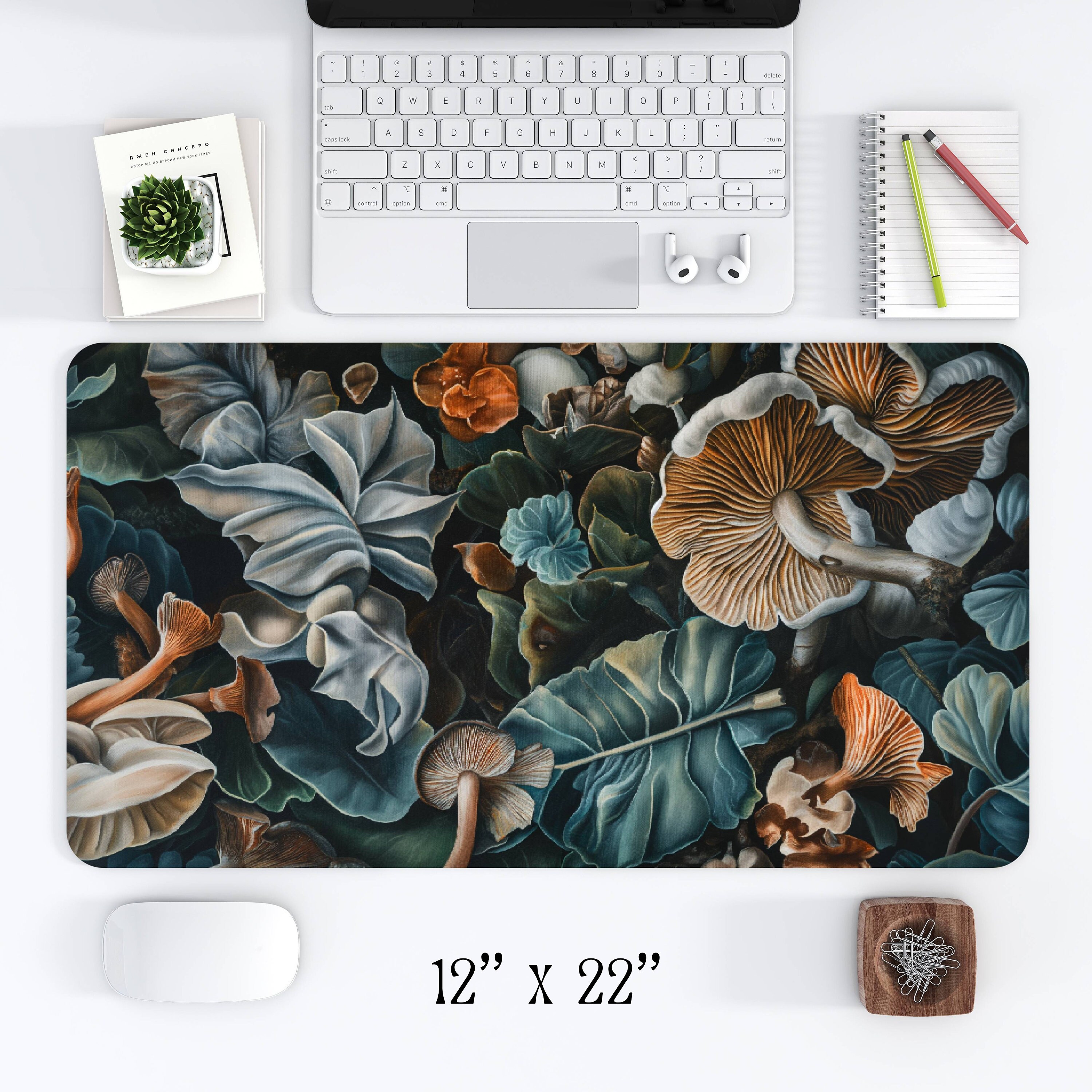 Cottagecore Desk Mat, Floral Desk Mat, Cute Desk Mat, Nature Desk Mat ...