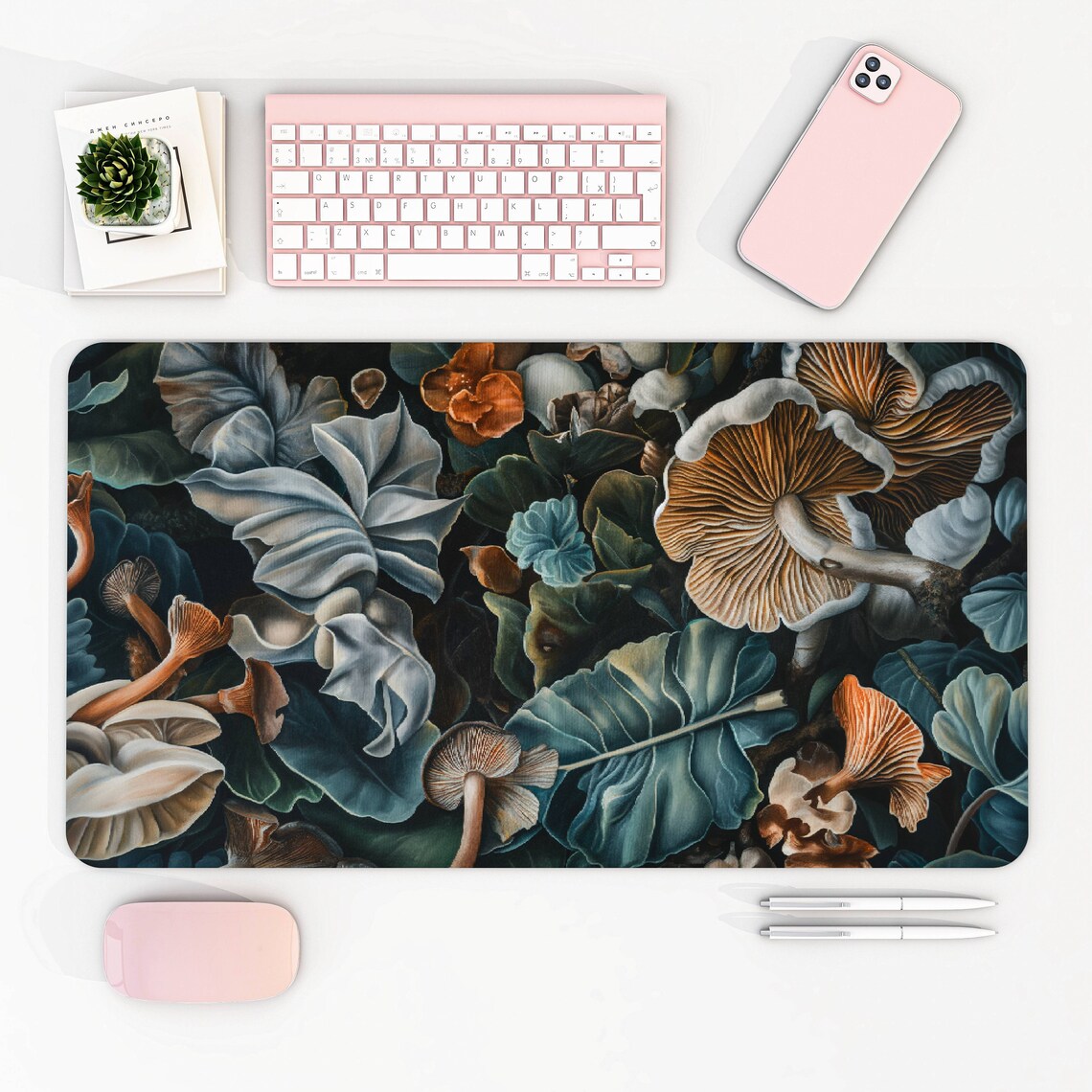 Cottagecore Desk Mat, Floral Desk Mat, Cute Desk Mat, Nature Desk Mat ...