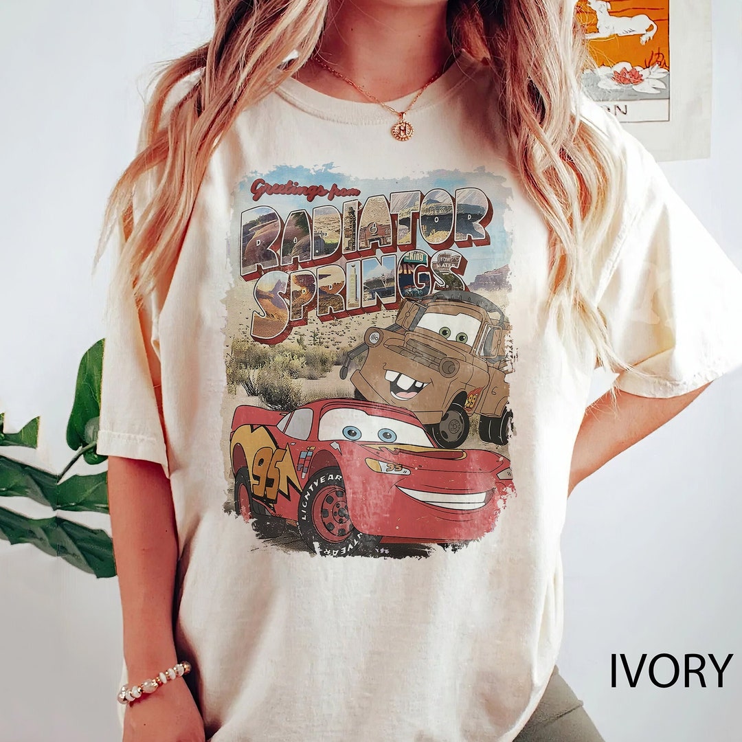 Vintage Disney Cars Movie Tow Mater Comfort Colors Shirt, Disney Pixar ...