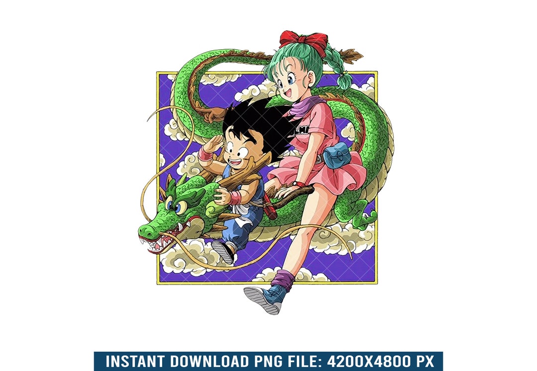 Anime Goku Buma Character PNG Digital Goku & Buma Design - Etsy