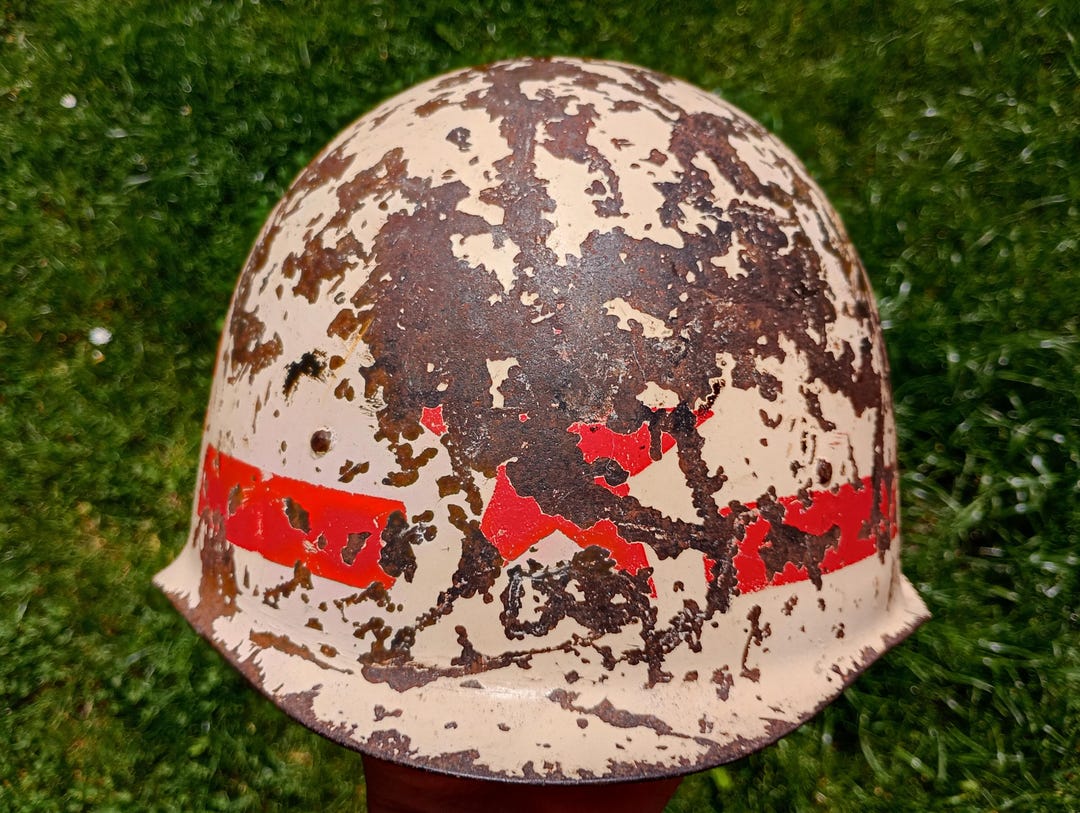 Original Soviet Army Ssh-68 Ussr Russia Military Steel Casque Soldier ...