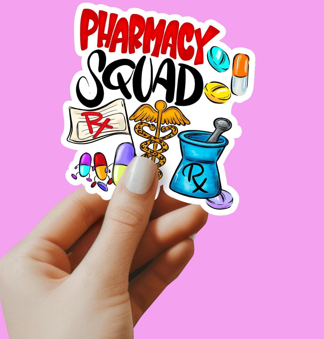 Pharmacy Squad Sticker , Pharmacy Sticker, Pharm Sticker, Proverbs 31: ...