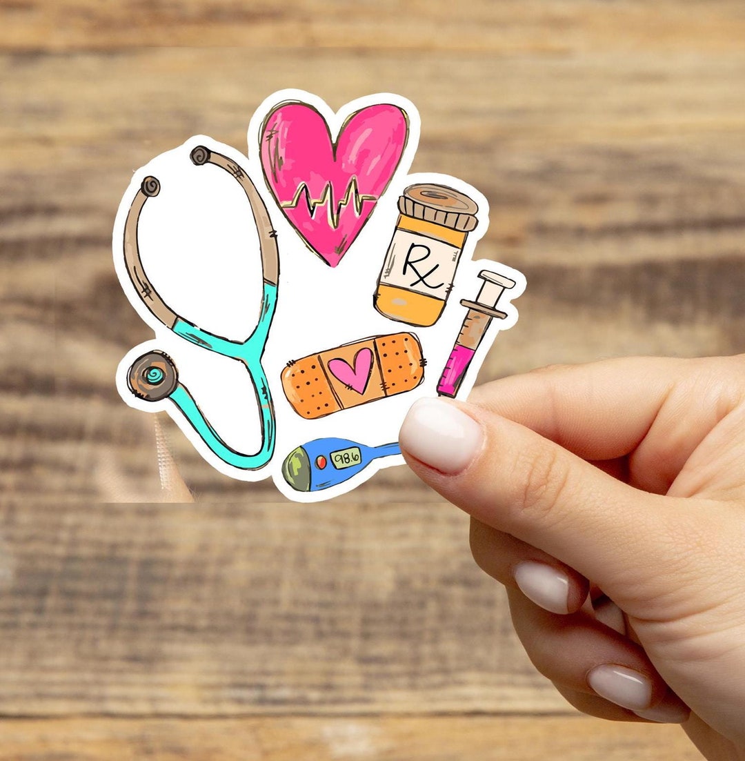 Nurse Sticker, Nurse Decal, RN Sticker, Laptop Sticker, Laptop Decal ...