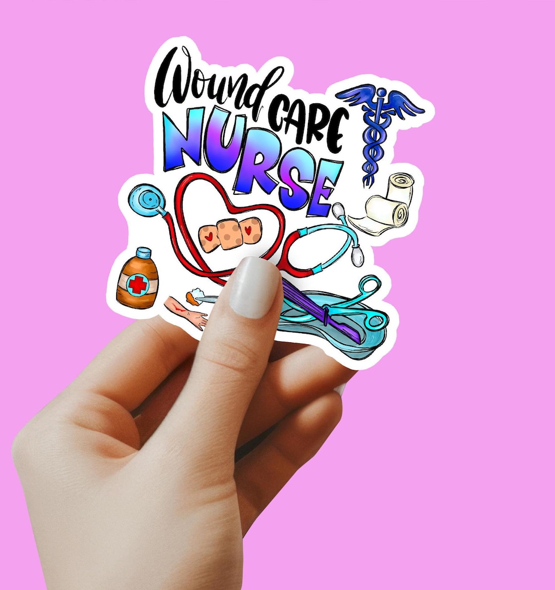 Wound Nurse Sticker, Wound RN Sticker, Laptop Sticker, Tumbler Sticker ...