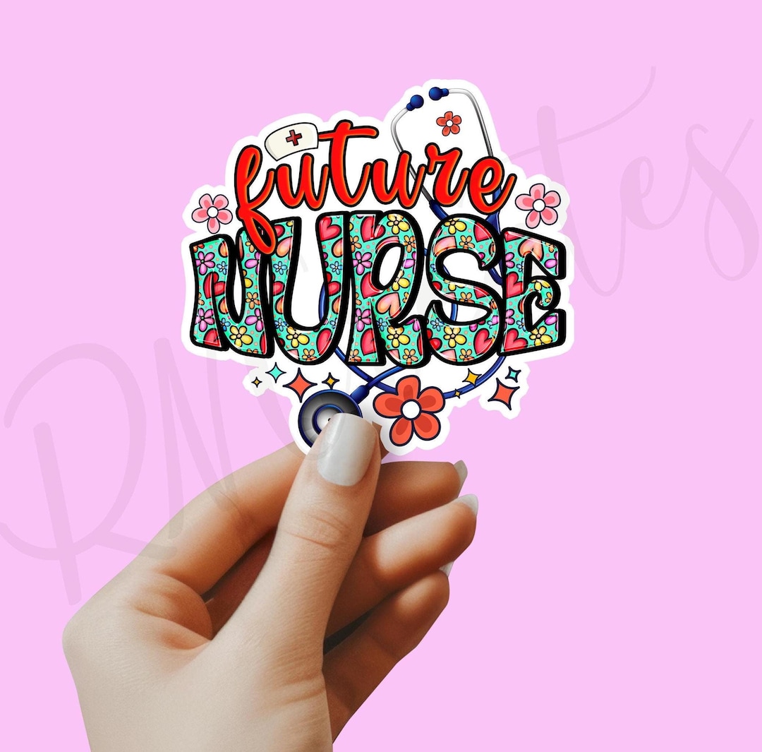 Future Nurse Sticker, Future RN Sticker, Laptop Sticker, Laptop Decal ...