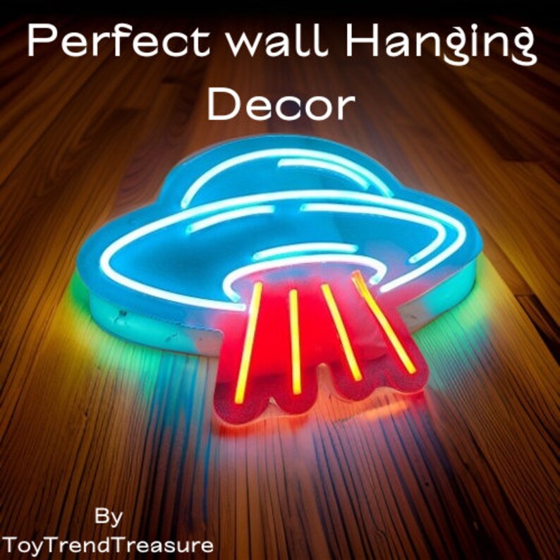 Custom Retro Alien UFO Light Sign Perfect Decor for Room and - Etsy