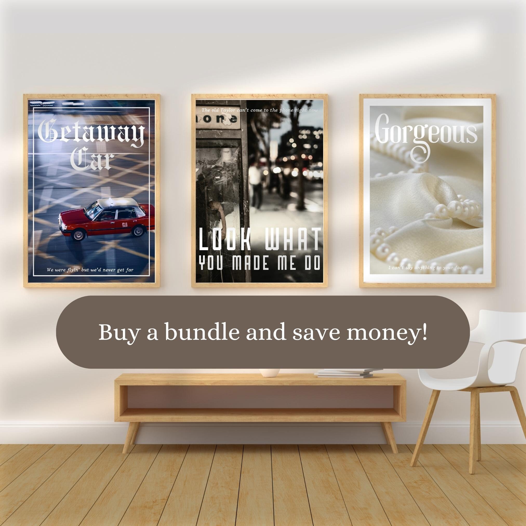 Gorgeous Printable Poster Reputation Album Gift Print Taylor Swift Wall ...