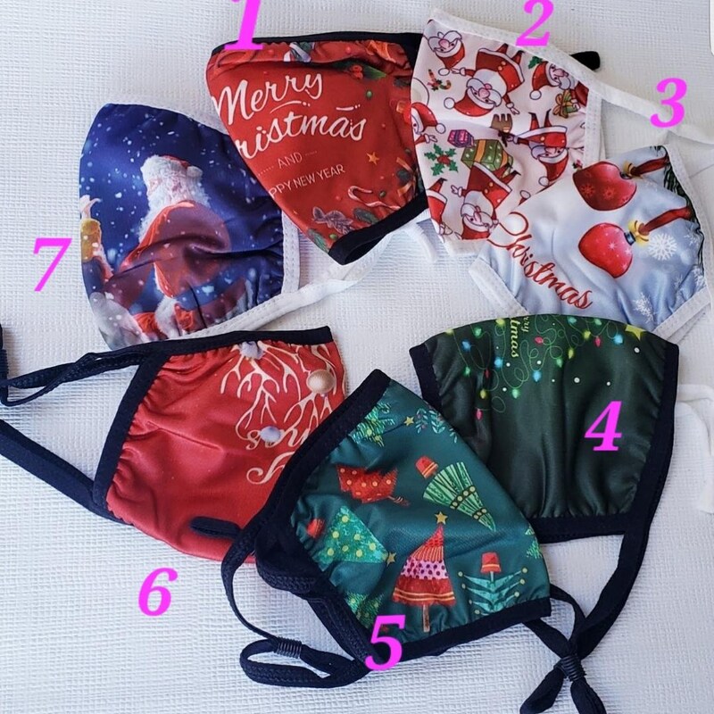 Christmas Mask - Etsy