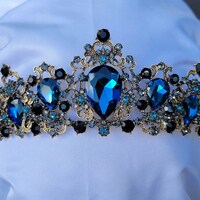 Blue Tiara - Etsy