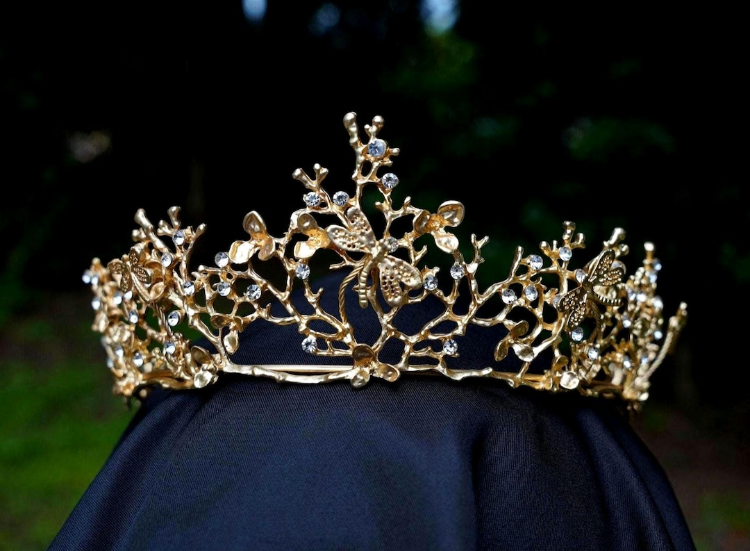 Gold Leaf Tiara Bridal Greek Crown Birthday Wedding Gift Diadem ...
