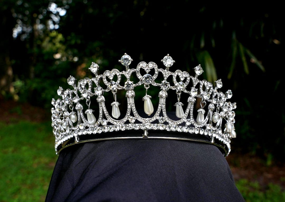 Princess Diana Replica Tiara Spencer Family Cambridge Lovers Knot Crown ...