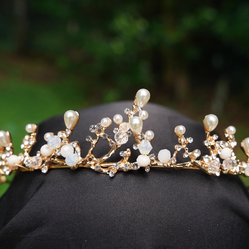 Diamond and Pearl Tiaras - Etsy
